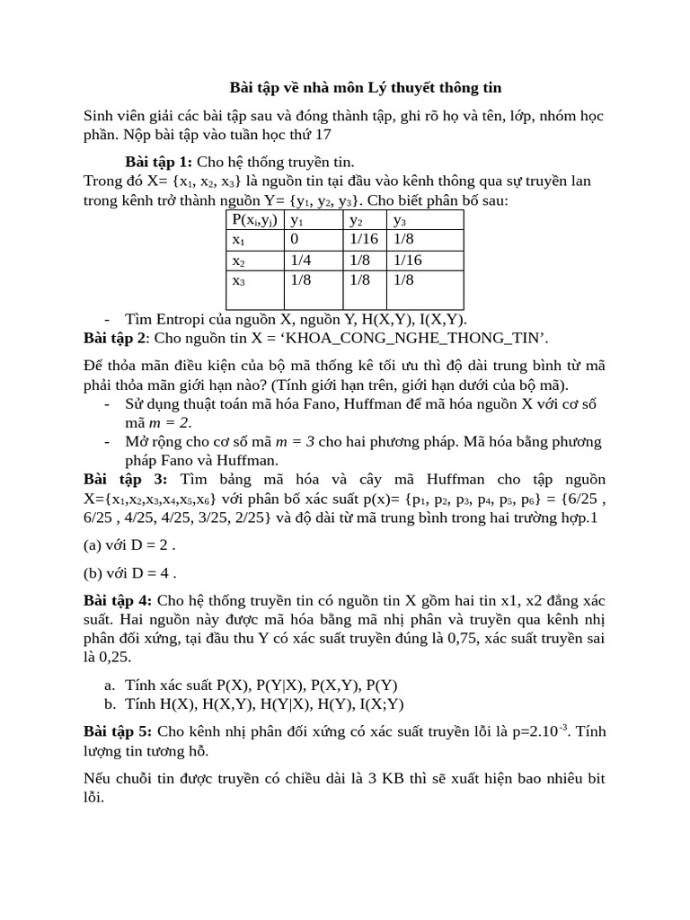 Bài tập về nhà LTTT | PDF