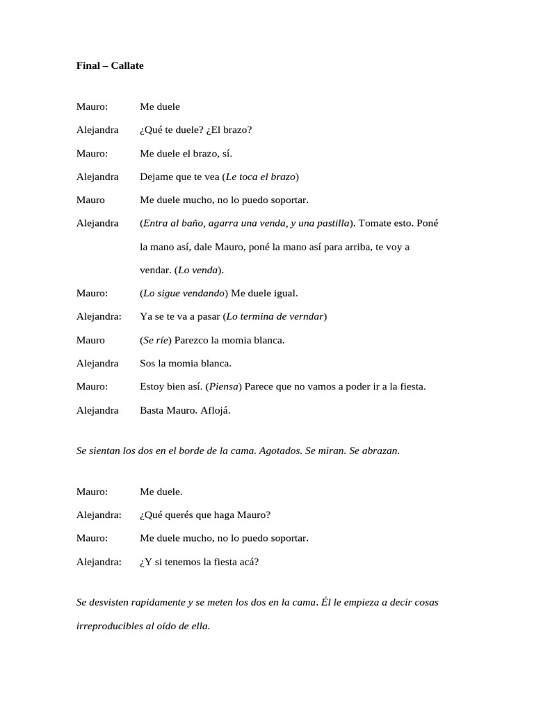 Final - Callate | PDF