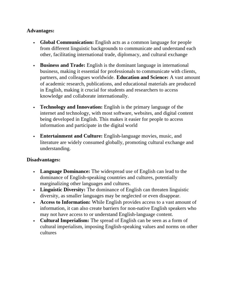 English: Global Influence and Impact | PDF