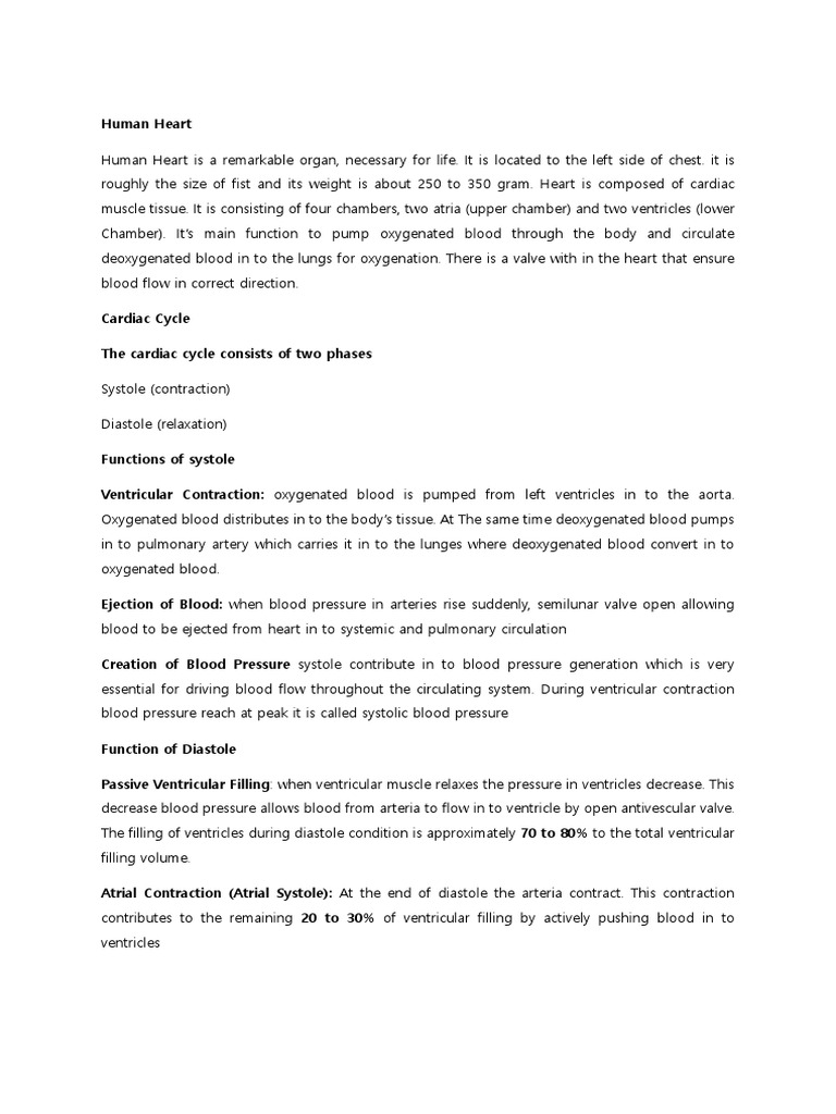 Human Heart | PDF