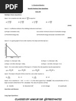 Class 12 Chemistry CBSE PYQ Chapter Wise Topic Wise | PDF | Reaction ...