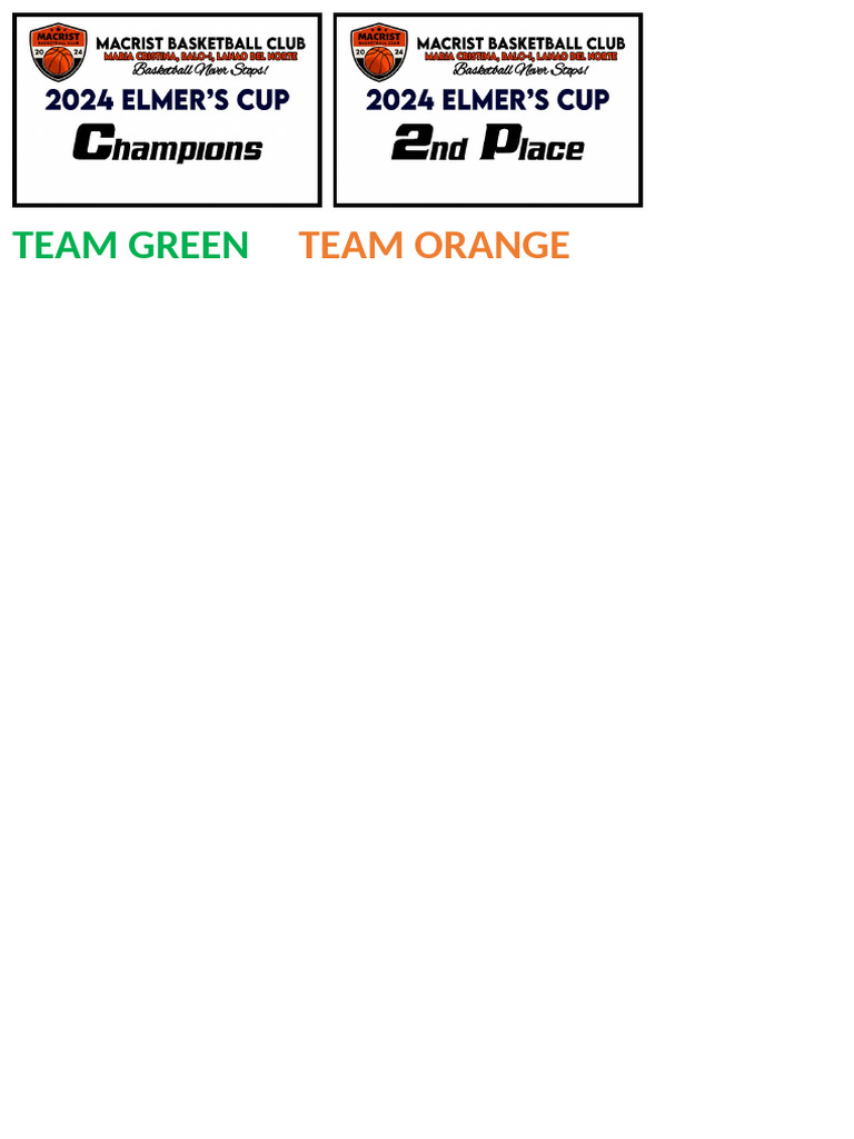 Team Green vs. Team Orange Overview | PDF