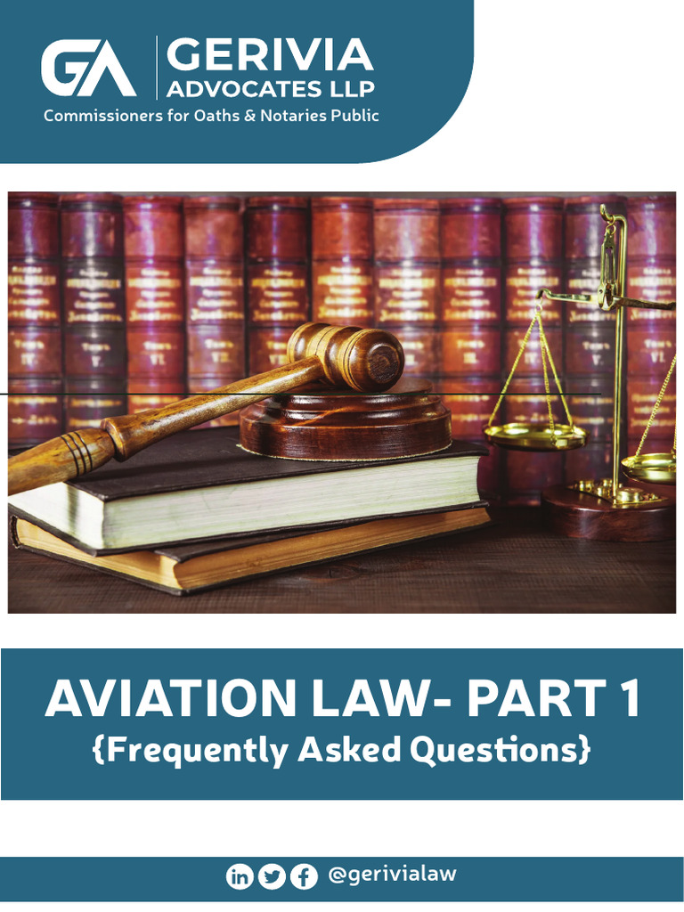 AVIATION-LAW-PART-1 | PDF | Aviation