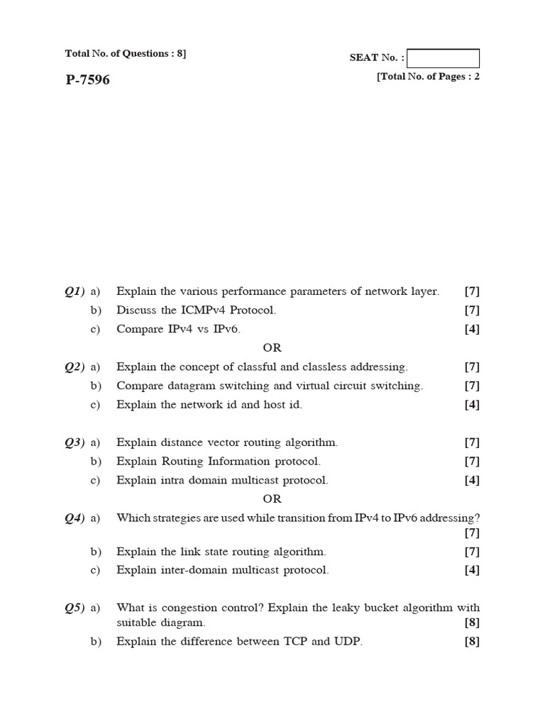 CN | PDF | Internet Protocol Suite | I Pv6