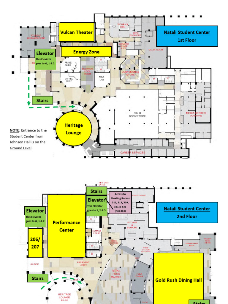 Natali Student Center Floor Plan | PDF