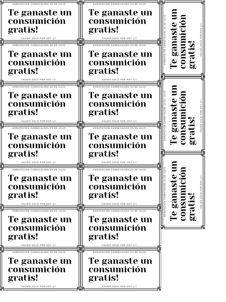 Te Ganaste Un Consumicion Gratis! - 20241226 - 145851 - 0000 | PDF