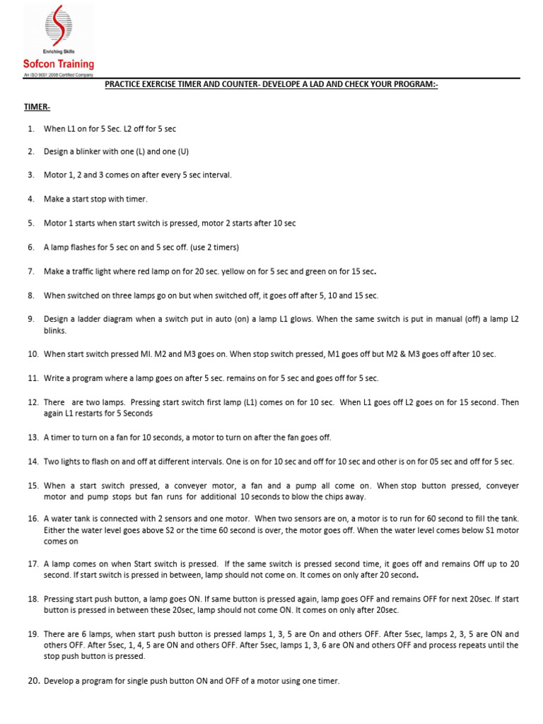Timer & Counter (AB) | PDF | Timer | Equipment Timer & Counter (AB) | PDF | Timer | Equipment