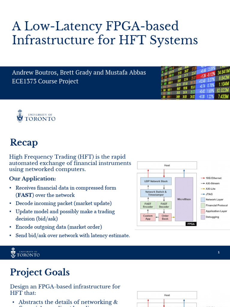 High Frequency Trading Final Pres Slides | PDF | High Frequency Trading ...