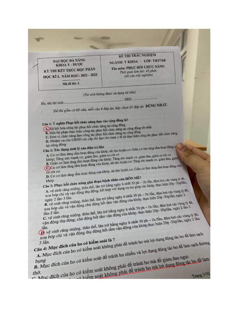 Đề-phcn - giấy thi | PDF