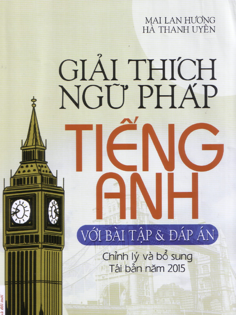 Giai Thich Ngu Phap Tieng Anh - Mai Lan Huong (Ban Dep) | PDF