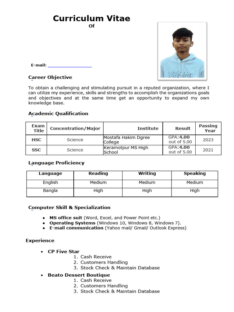CV-Abid (2) | PDF