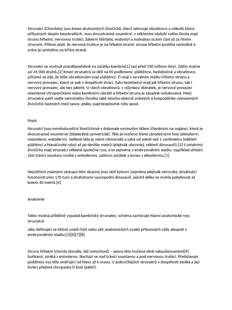 Strunatci | PDF