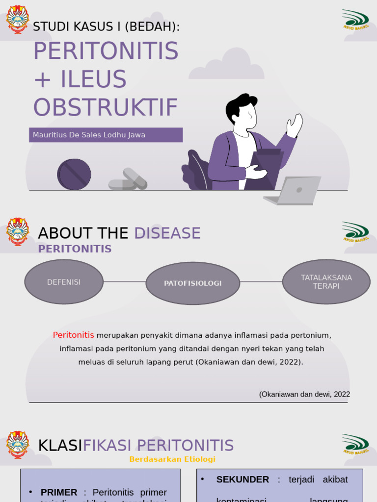 PERITONITIS + ILEUS OBSTRUKTIF | PDF