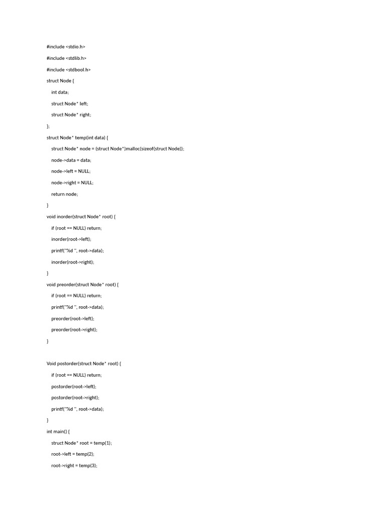 Tree Traversal Complete | PDF