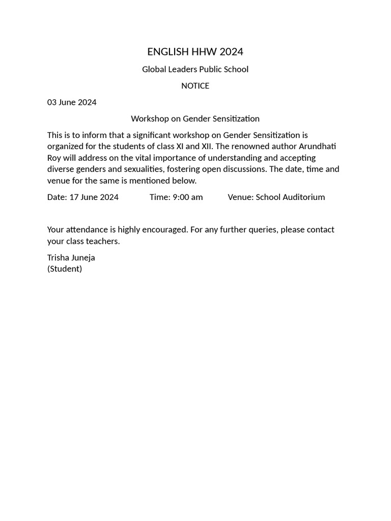 Eng Hhw Portfolio | PDF | Gender | Gender Studies