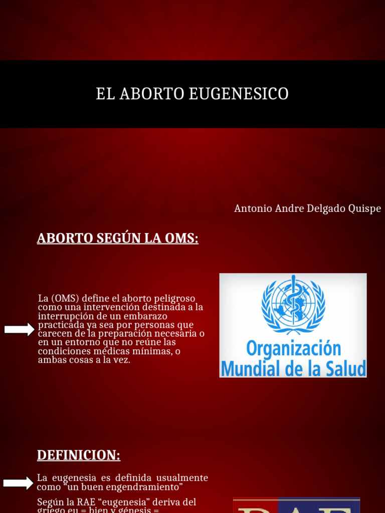 EL ABORTO EUGENESICO | PDF | Eugenesia | Aborto