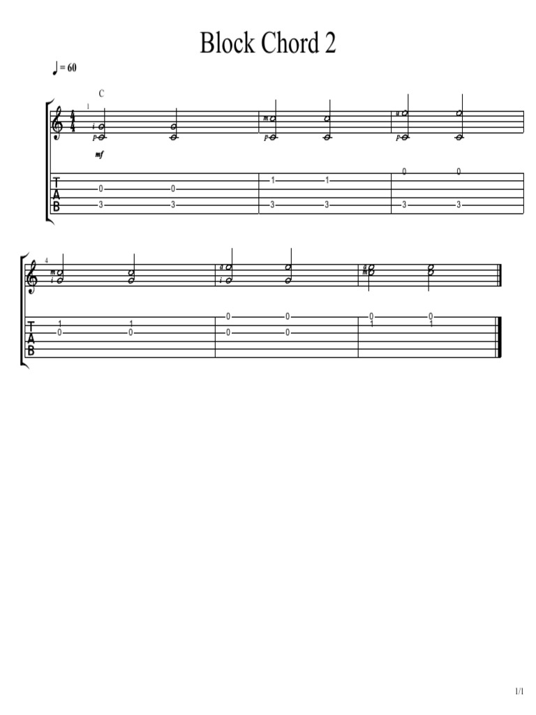 Block Chord 2 | PDF
