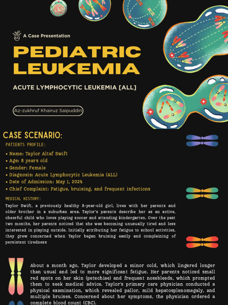 Pediatric Acute Lymphocytic Leukemia Case | PDF | Leukemia | Bone Marrow