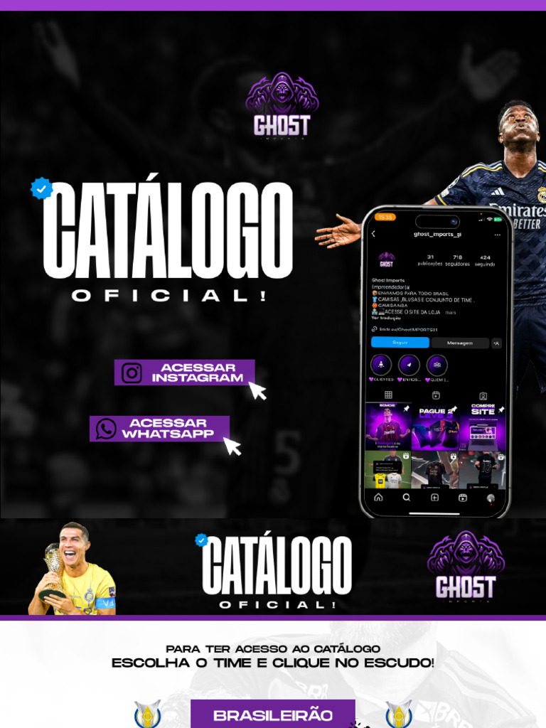 Catálogo Esportivo - Ghost Imports | PDF