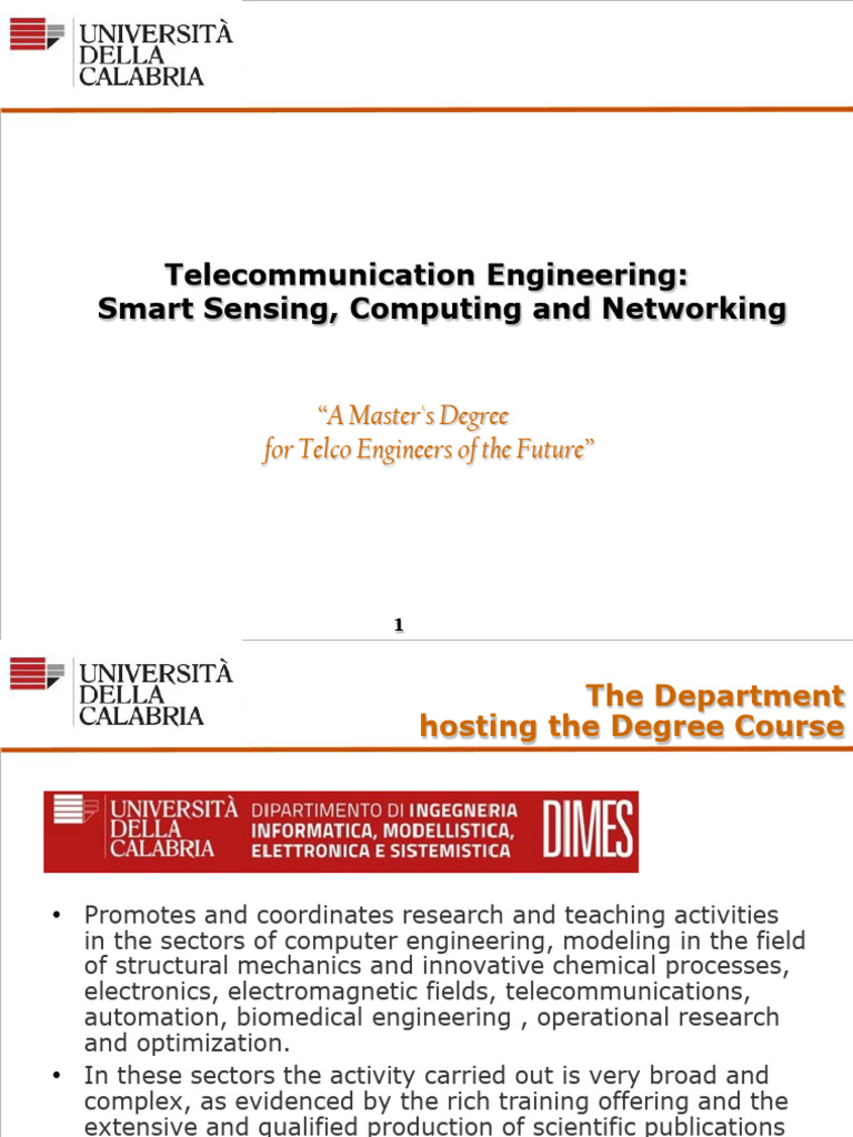 Master's in Telecommunications Engineering | PDF | Internet Of Things ...