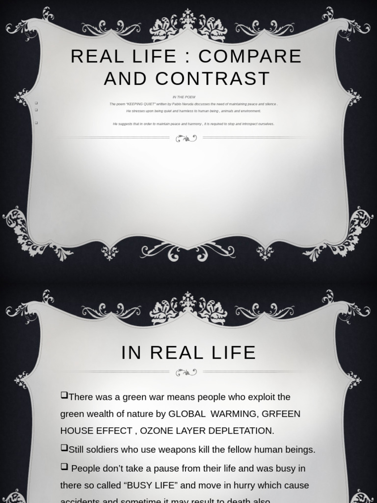 Reallife Compare and Contrast | PDF | Greenhouse Gas | Greenhouse Effect