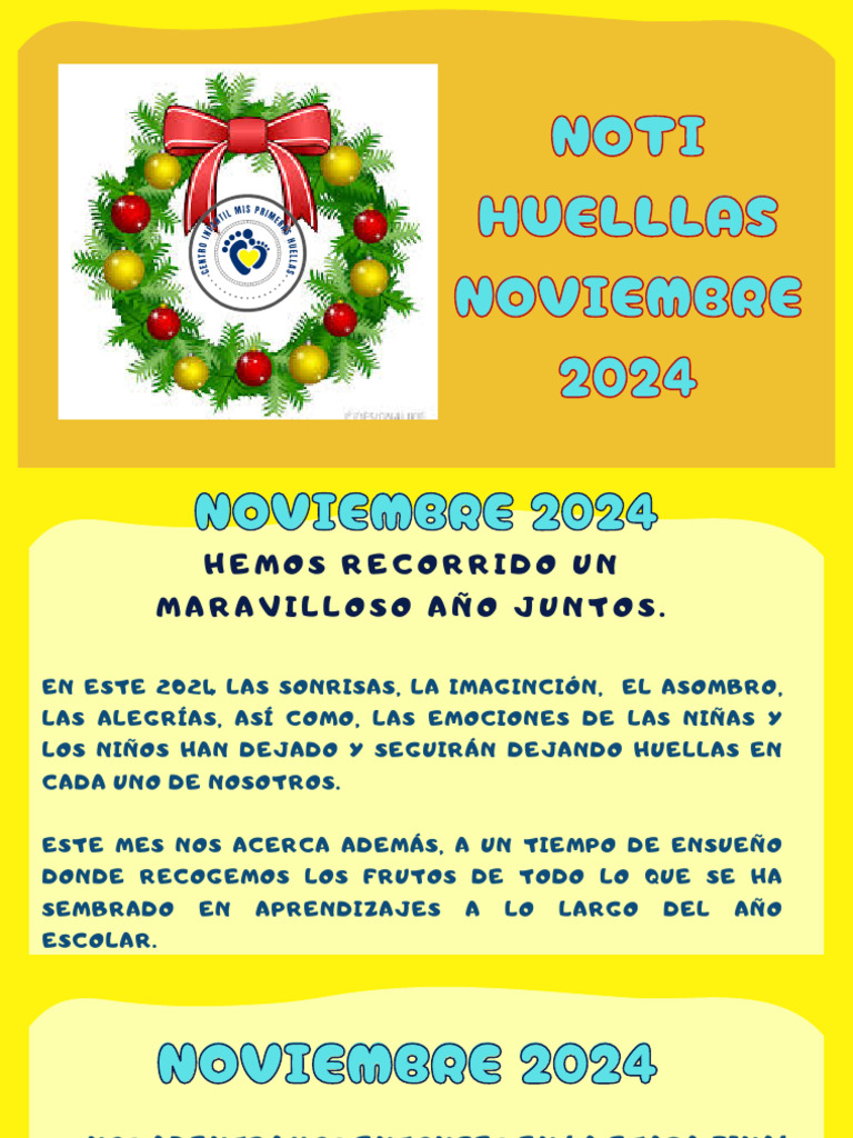 Noti Huellas Novimebre | PDF