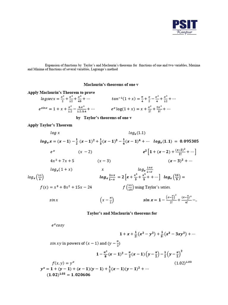 Unit 3(BAS-103)-2024-25 | PDF | Area | Length
