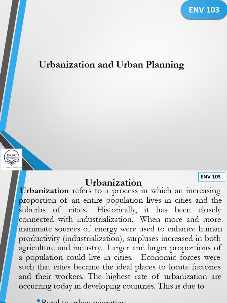 l10. Urbanization | PDF