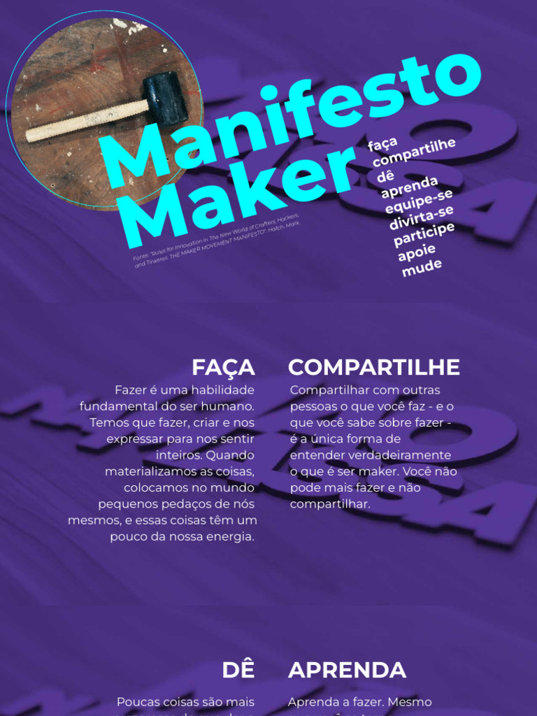 Manifesto Maker | PDF