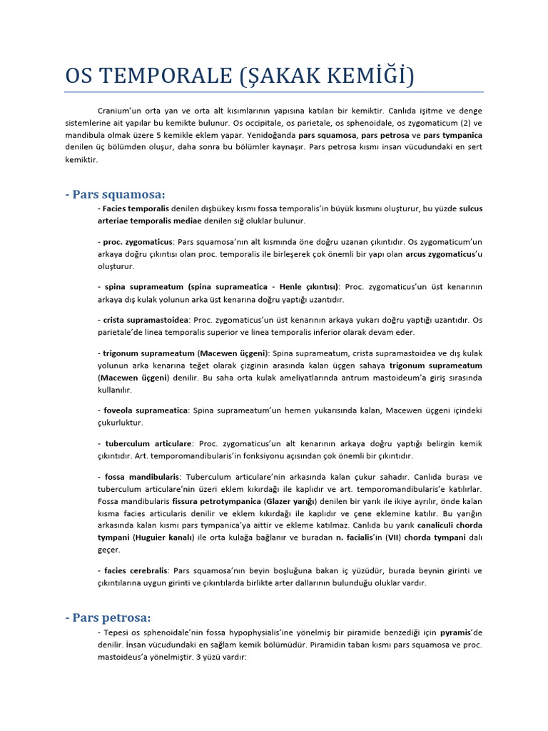 Ossa Cranii - 5 | PDF