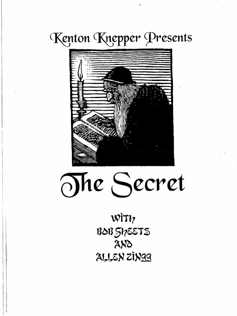 Kenton Knepper - The Secret - 042546 | PDF