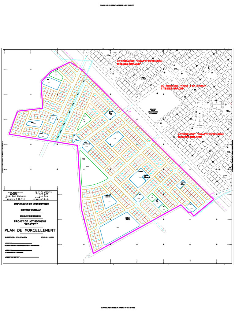 PLAN DE MORCELLEMENT NGATY-Model | PDF