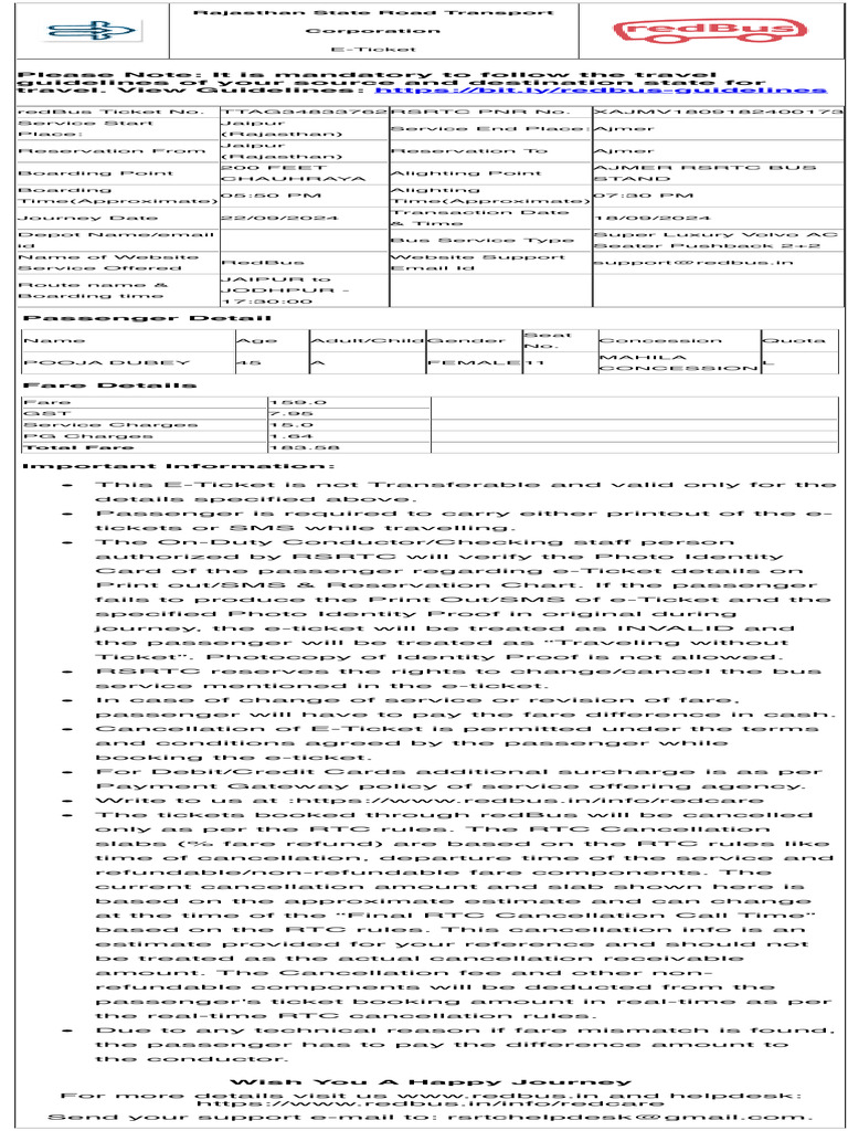 Please Note: It Is Mandatory To Follow The Travel Guidelines of Your ...
