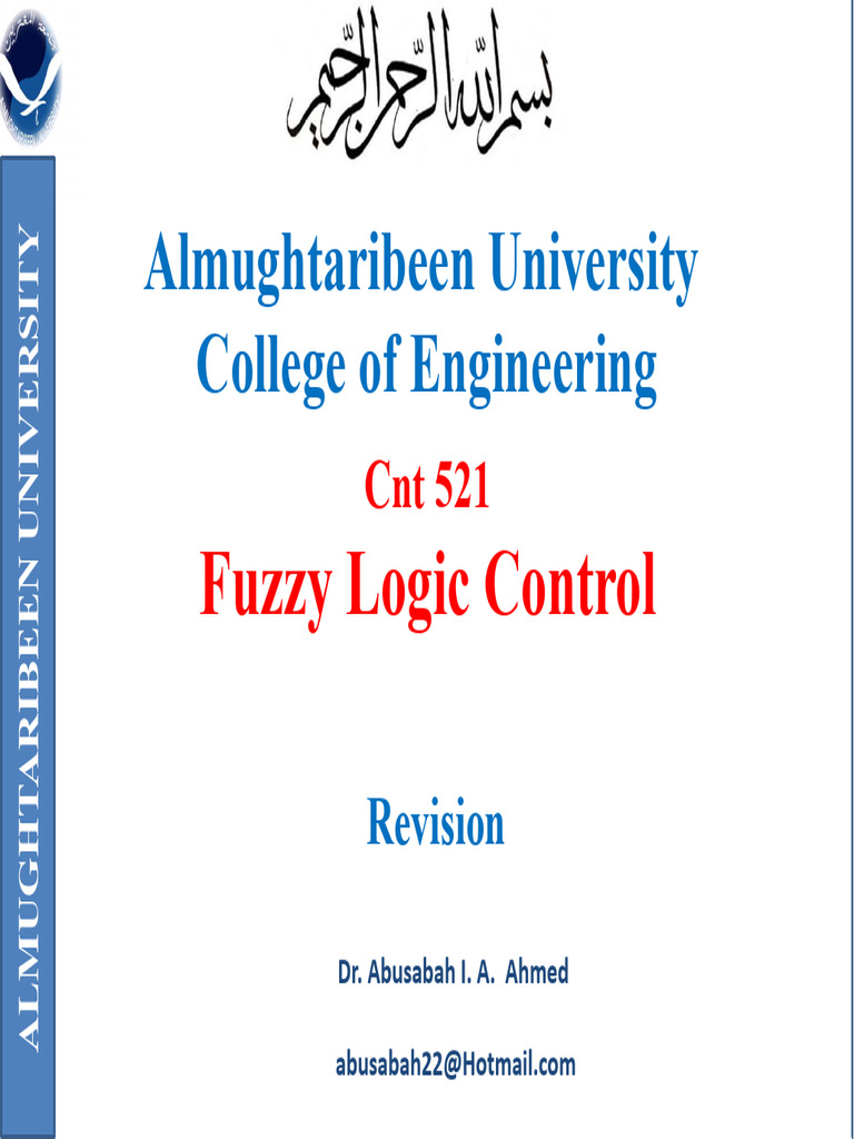 Revision232 | PDF | Fuzzy Logic | Set (Mathematics)