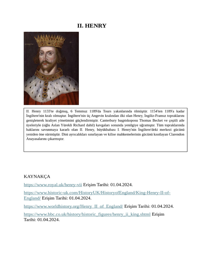 Ii. Henry | PDF
