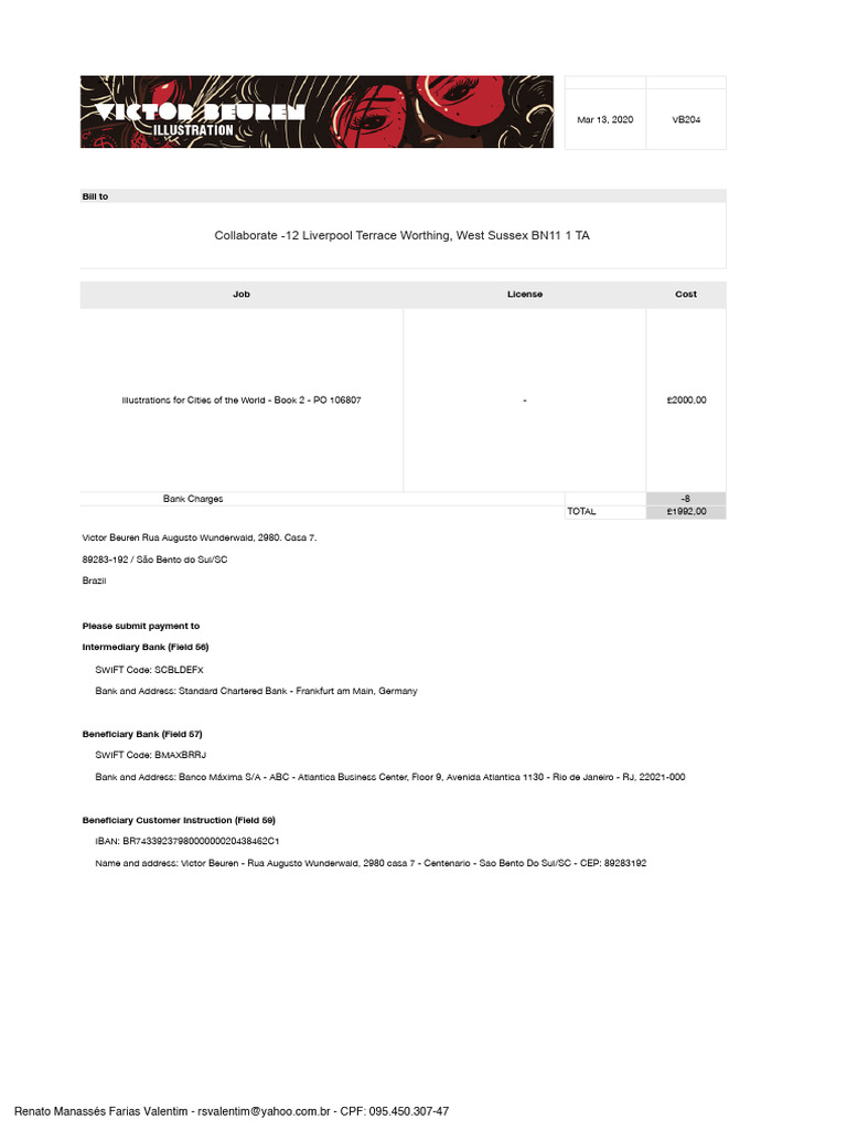 Exemplo Invoice | PDF