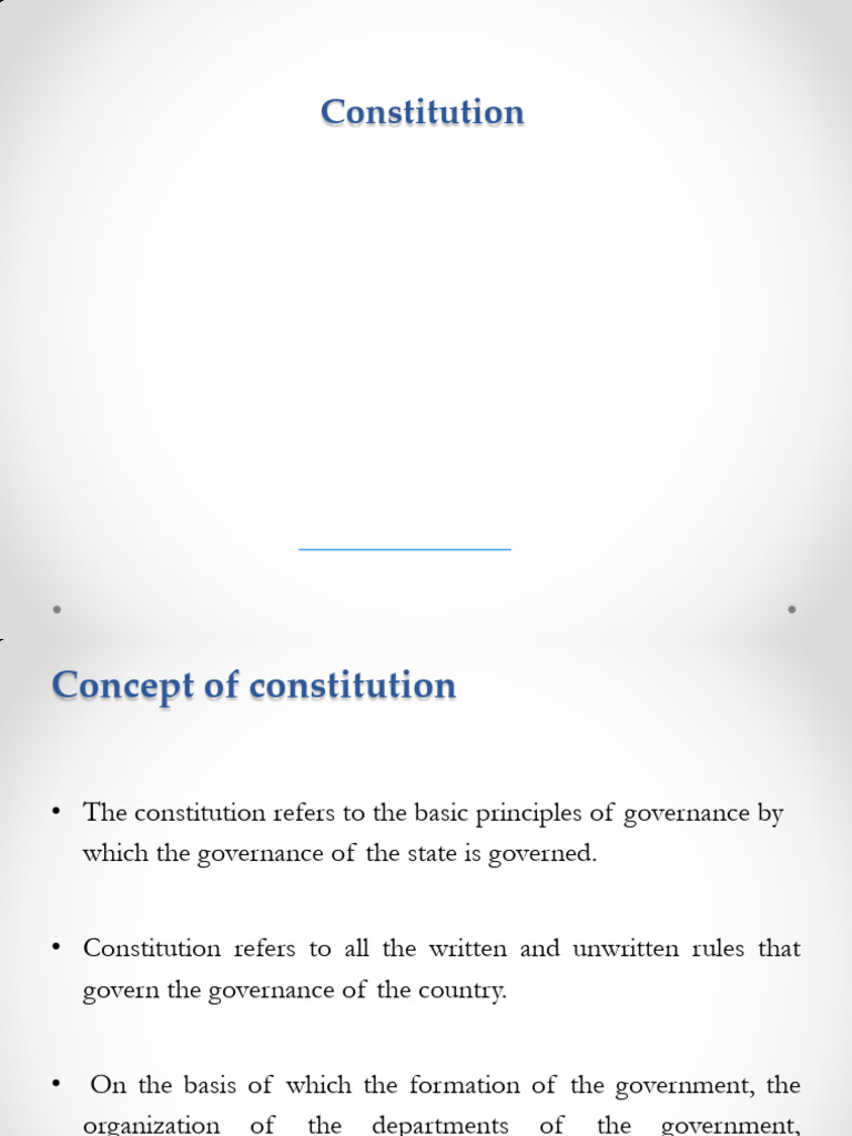 06. Constitution | PDF | Constitution | Governance