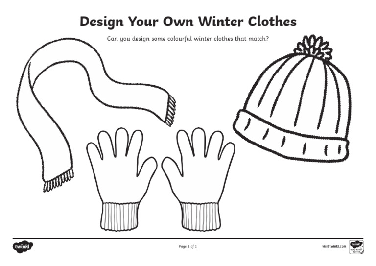 T T 2453 Design Your Own Winter Clothes Ver 1 | PDF