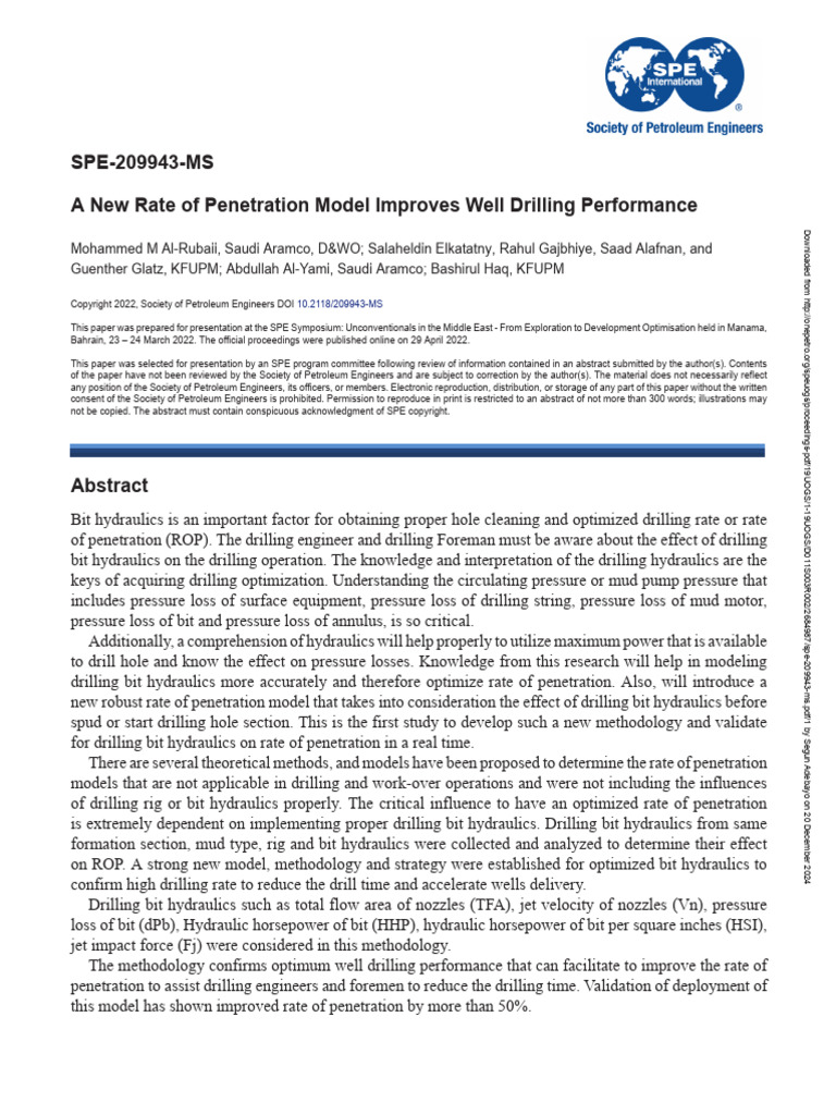 spe-209943-ms | PDF | Viscosity | Shear Stress