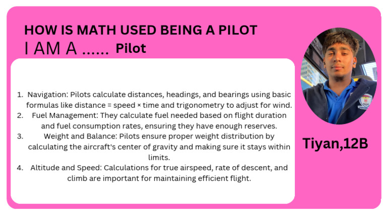 How Is Math Used Being A Pilot | PDF