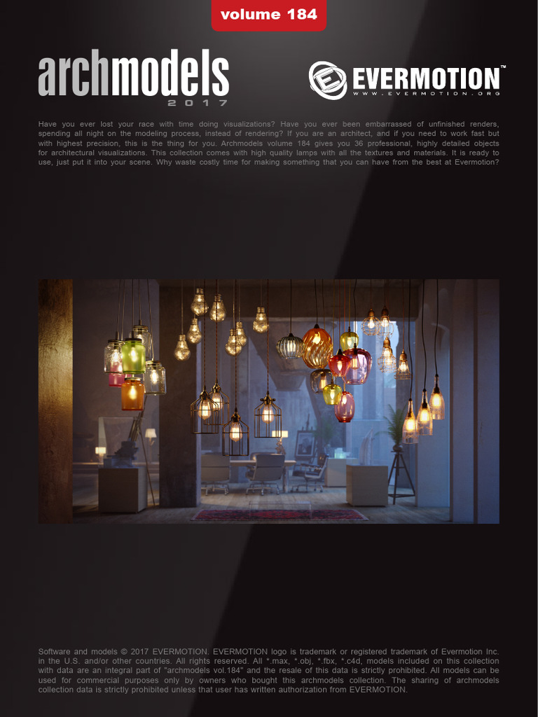 Archmodel Vol_184 | PDF | Texture Mapping | Architect