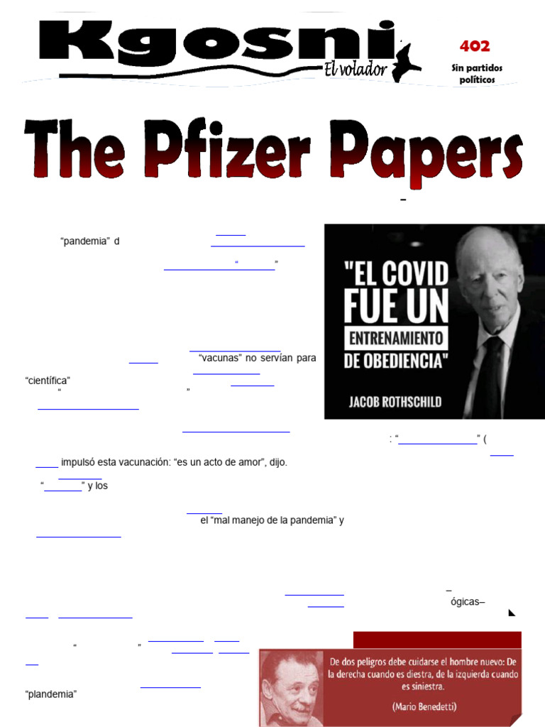 Kgosni 402 Pfizer Papers | PDF | Democracia | Ideologías políticas