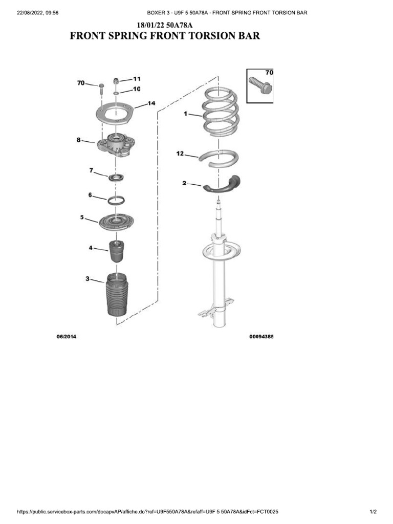 Boxer Front Springs | PDF