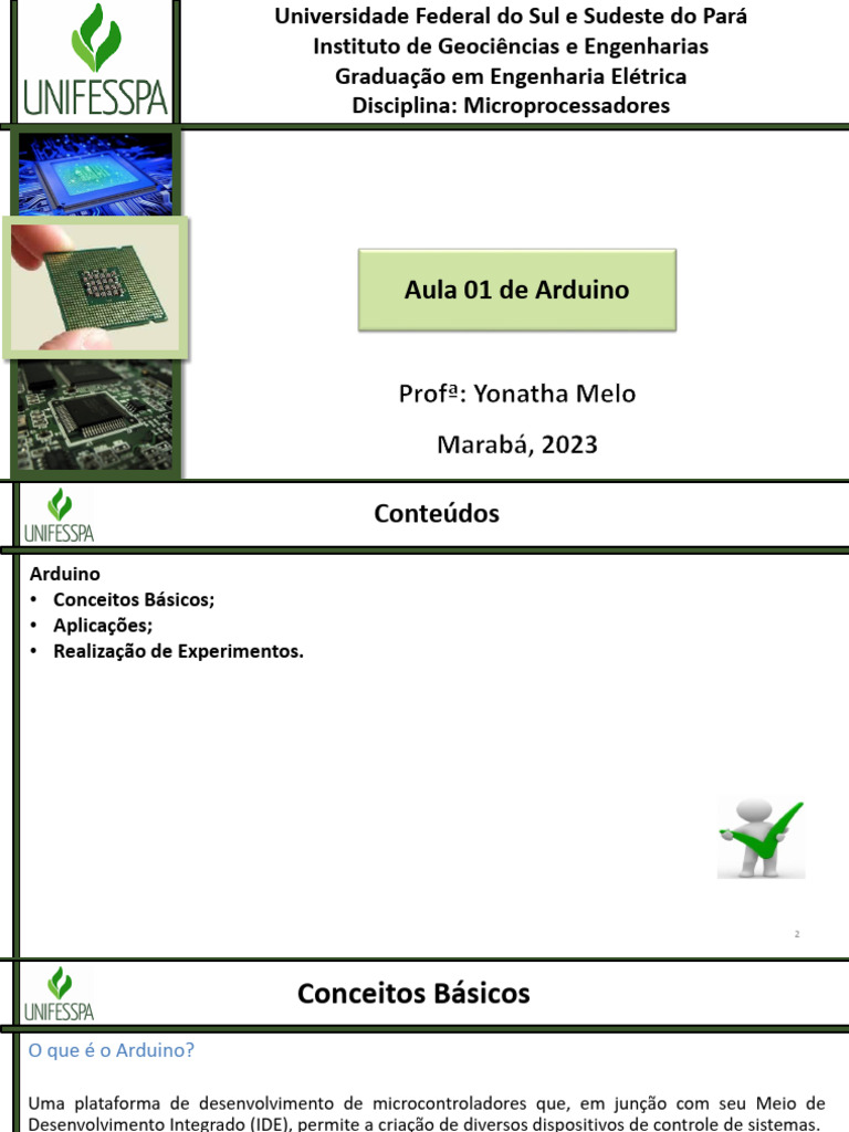 Arduino_Aula 01_Microprocessadores | PDF | Arduino | Informática