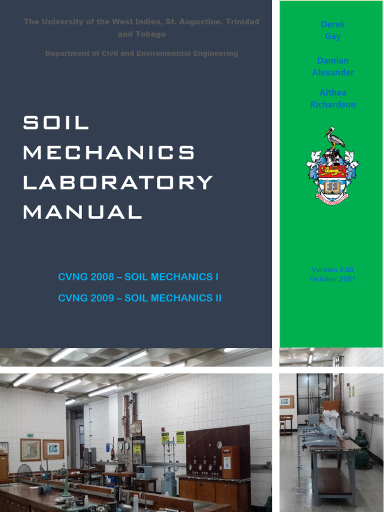 Soil Mechanics Lab Manual v3.5 | PDF | Soil Mechanics | Density