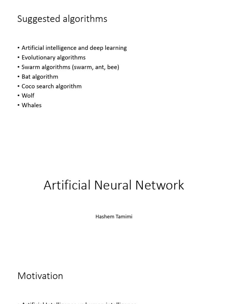 Overview of Artificial Neural Networks | PDF | Cognitive Science ...