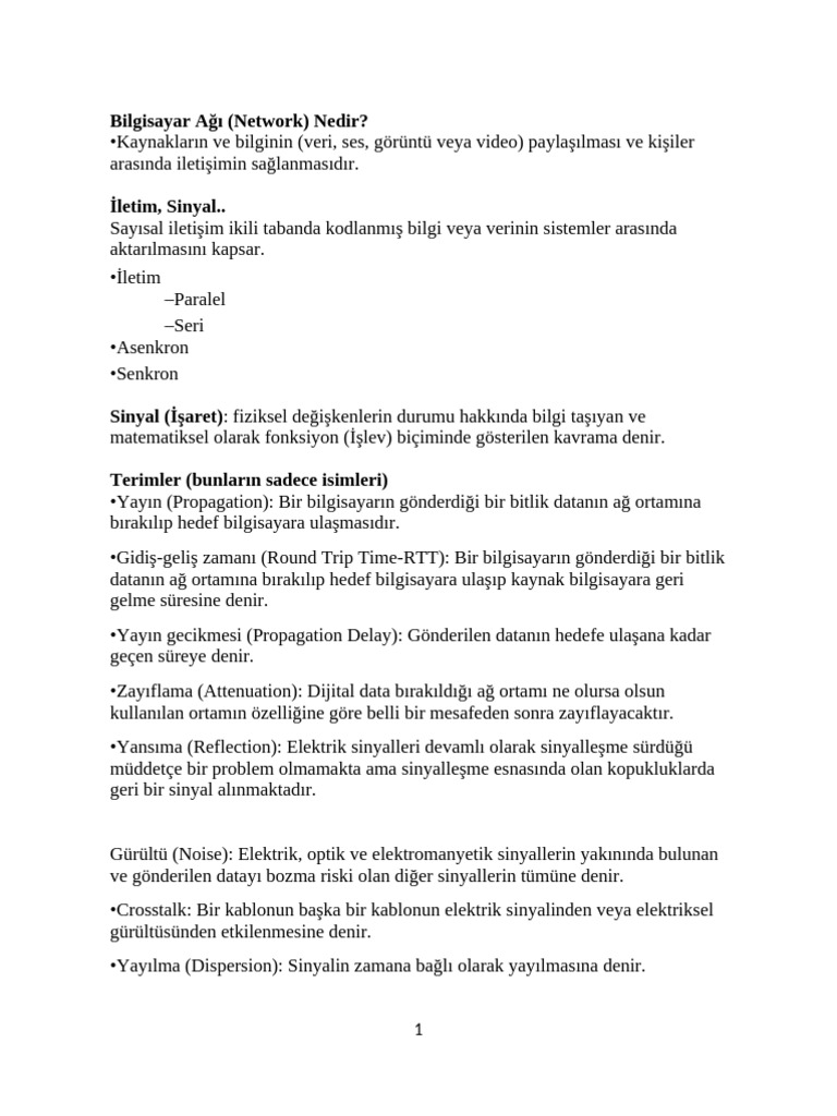 5 Osi Tcpip Kablolama Protokoller Ag Cihazlari Pdf 