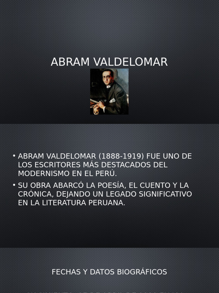 Abram Valdelomar | PDF