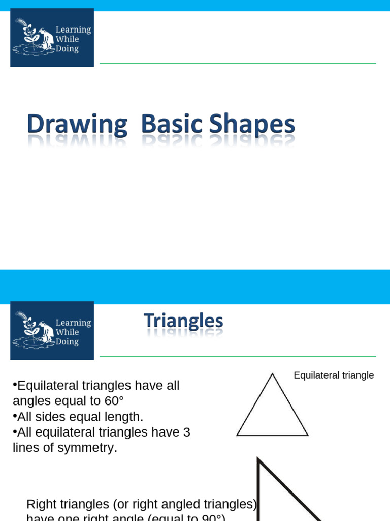Engineering Engineering Drawing Engineering Drawing Presentation Drawing Basic Shapes | PDF