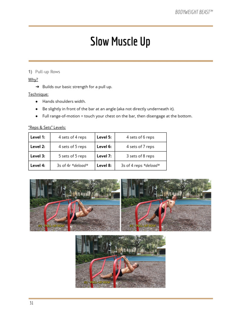 Slow_Muscle_Up | PDF
